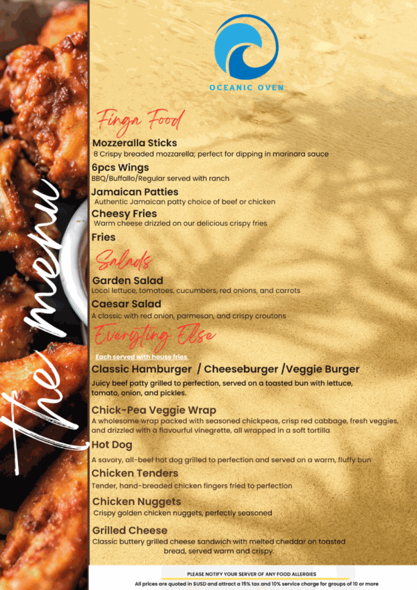 Menu - Poko Loko Floating Bar