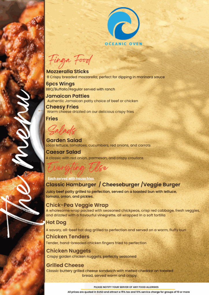 Menu - Fresh From The Kitchen - Poco Loco